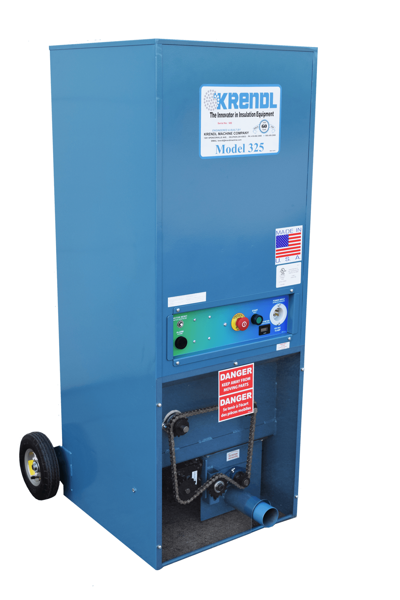 Insulation Machines & Fiber Moving equipment - Krendl Machine Company