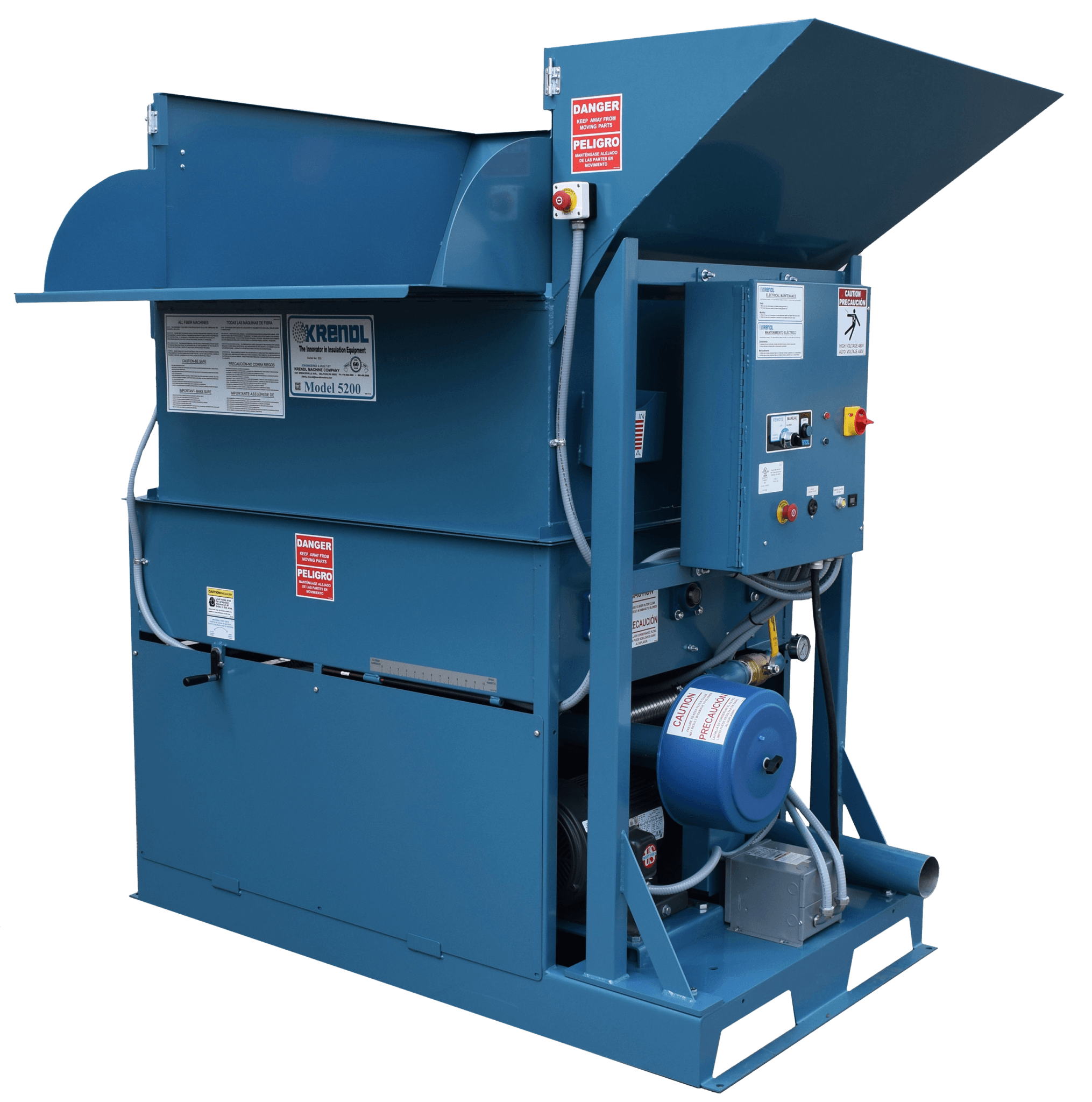 Insulation Machines & Fiber Moving equipment - Krendl Machine Company